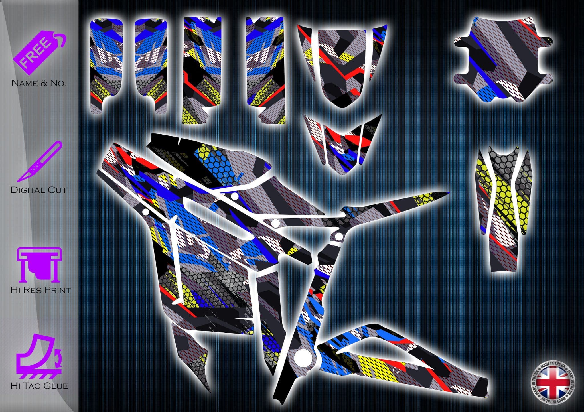 Talaria Sting Graphics Kit Talaria Sting Decals Talaria Sting Wrap