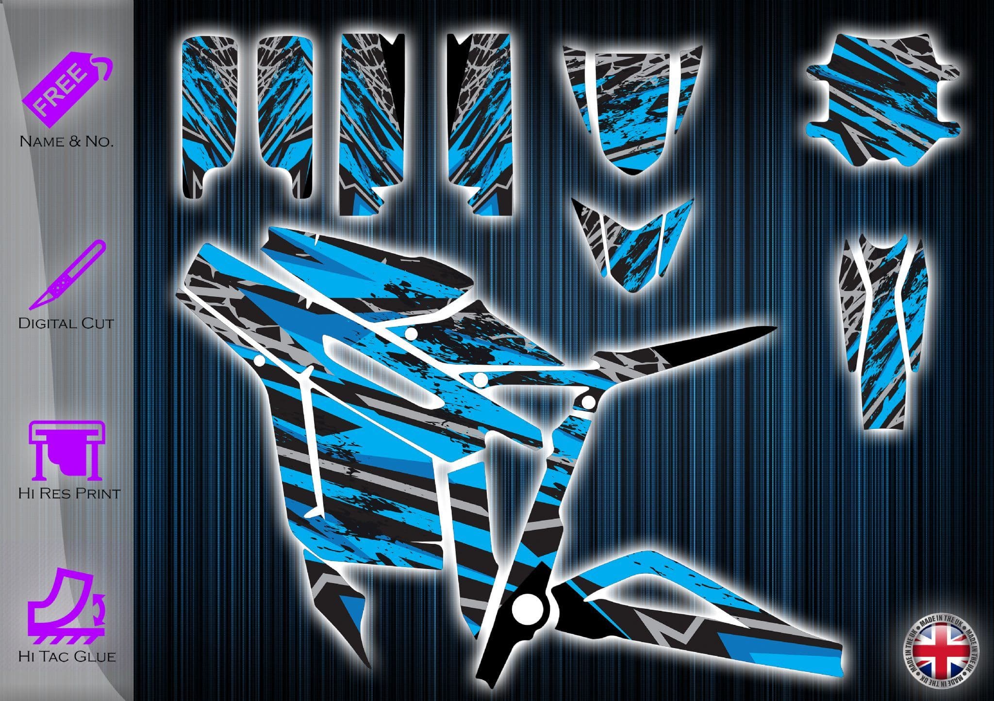 Talaria Sting Graphics Kit Talaria Sting Decals Talaria Sting Wrap