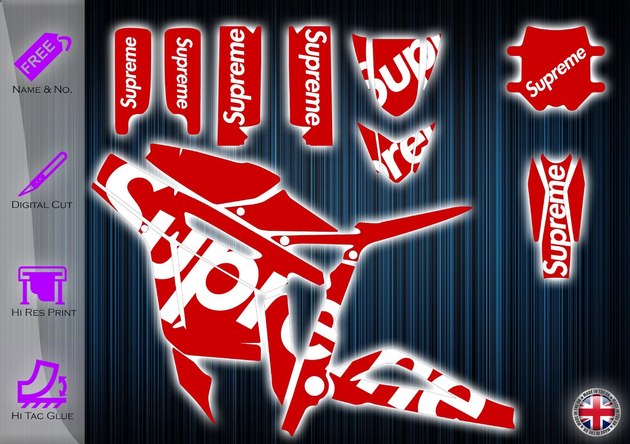 Talaria Sting Graphics kit Talaria sting Decals Talaria Sting wrap ...