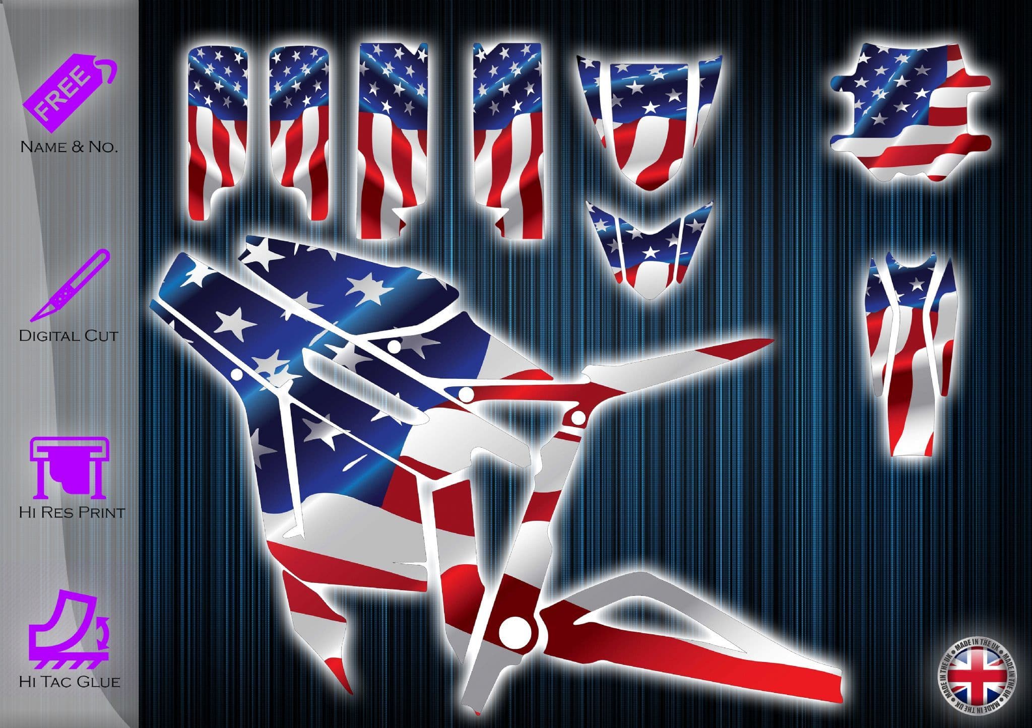 Talaria Sting Graphics kit Talaria sting Decals Talaria Sting wrap ...