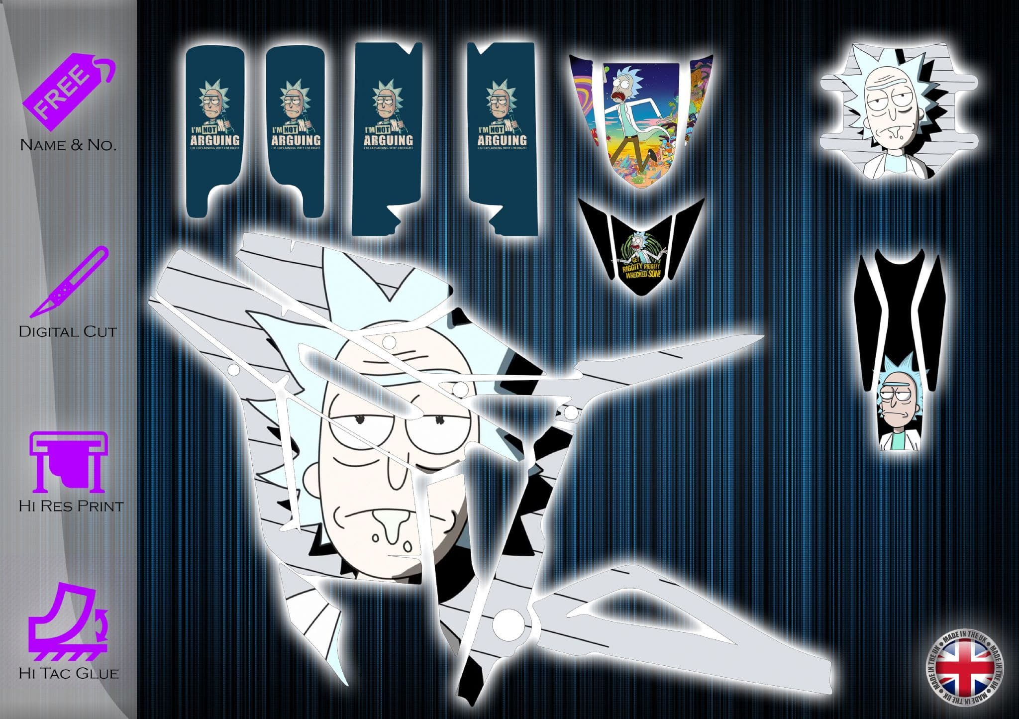 Talaria Sting Graphics kit Talaria sting Decals Talaria Sting wrap ...