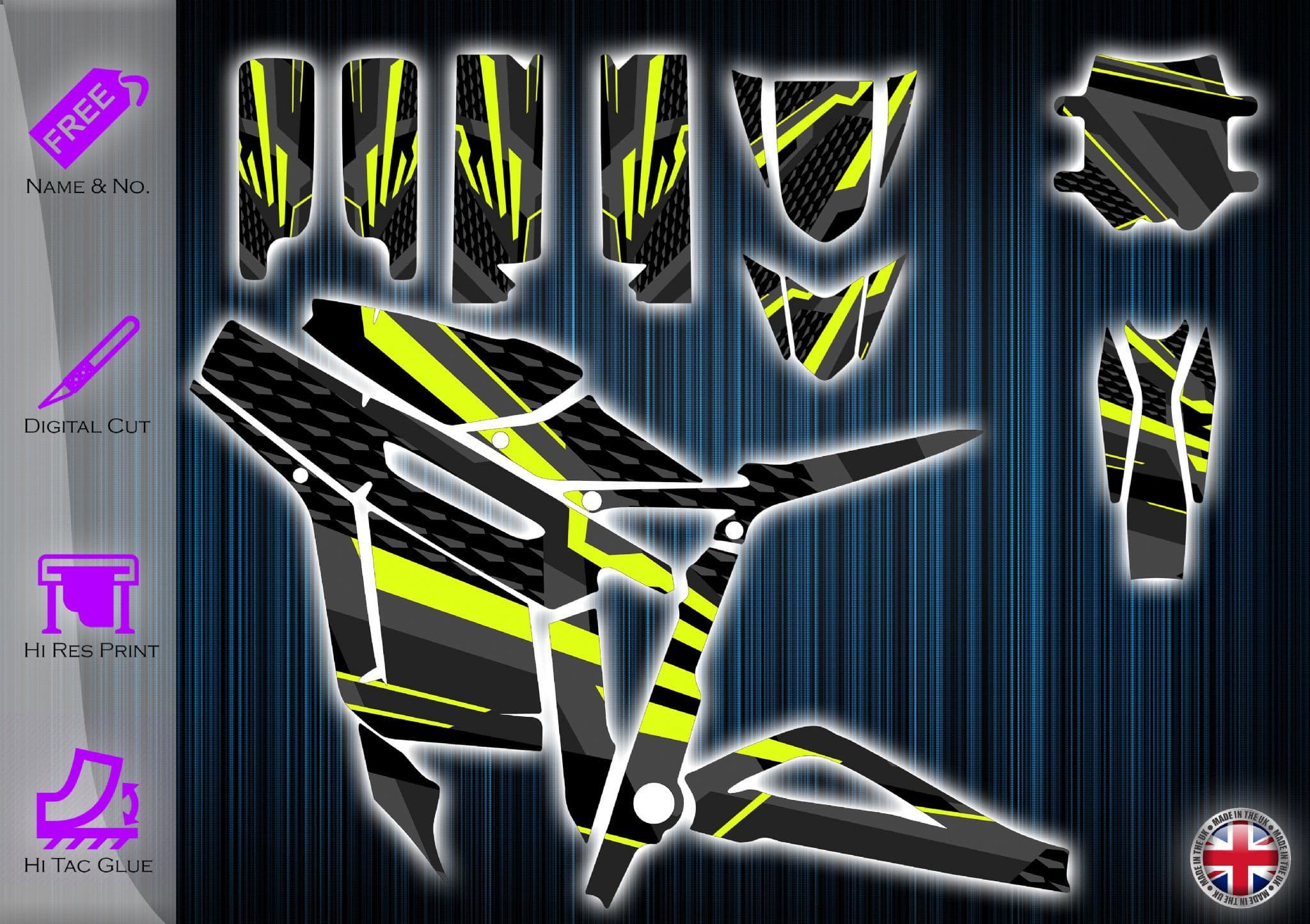 Talaria Sting Graphics kit Talaria sting Decals Talaria Sting wrap ...