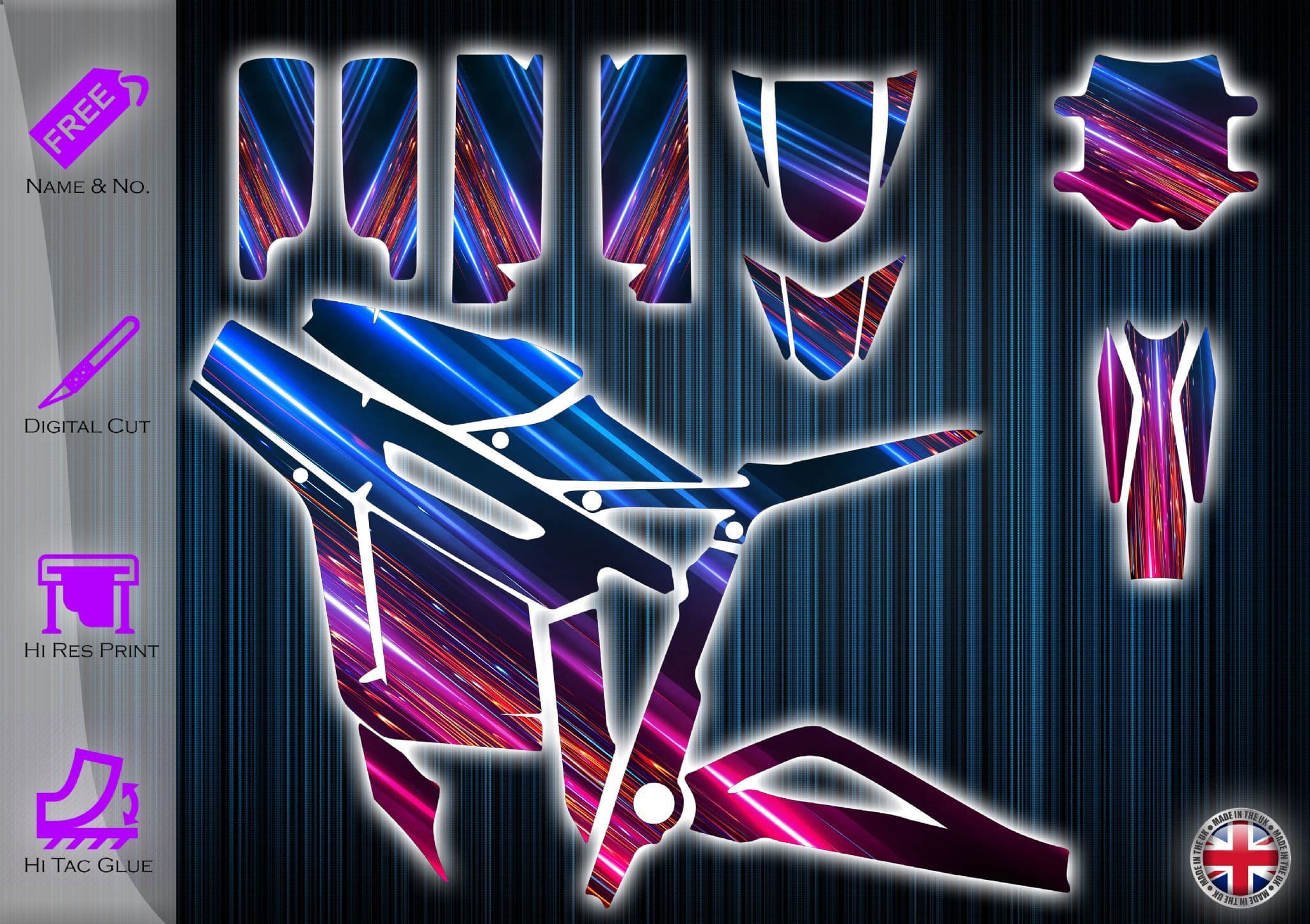 Talaria Sting Graphics kit Talaria sting Decals Talaria Sting wrap ...