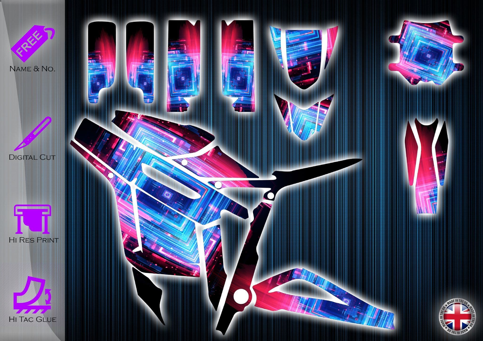 Talaria Sting Graphics kit Talaria sting Decals Talaria Sting wrap ...