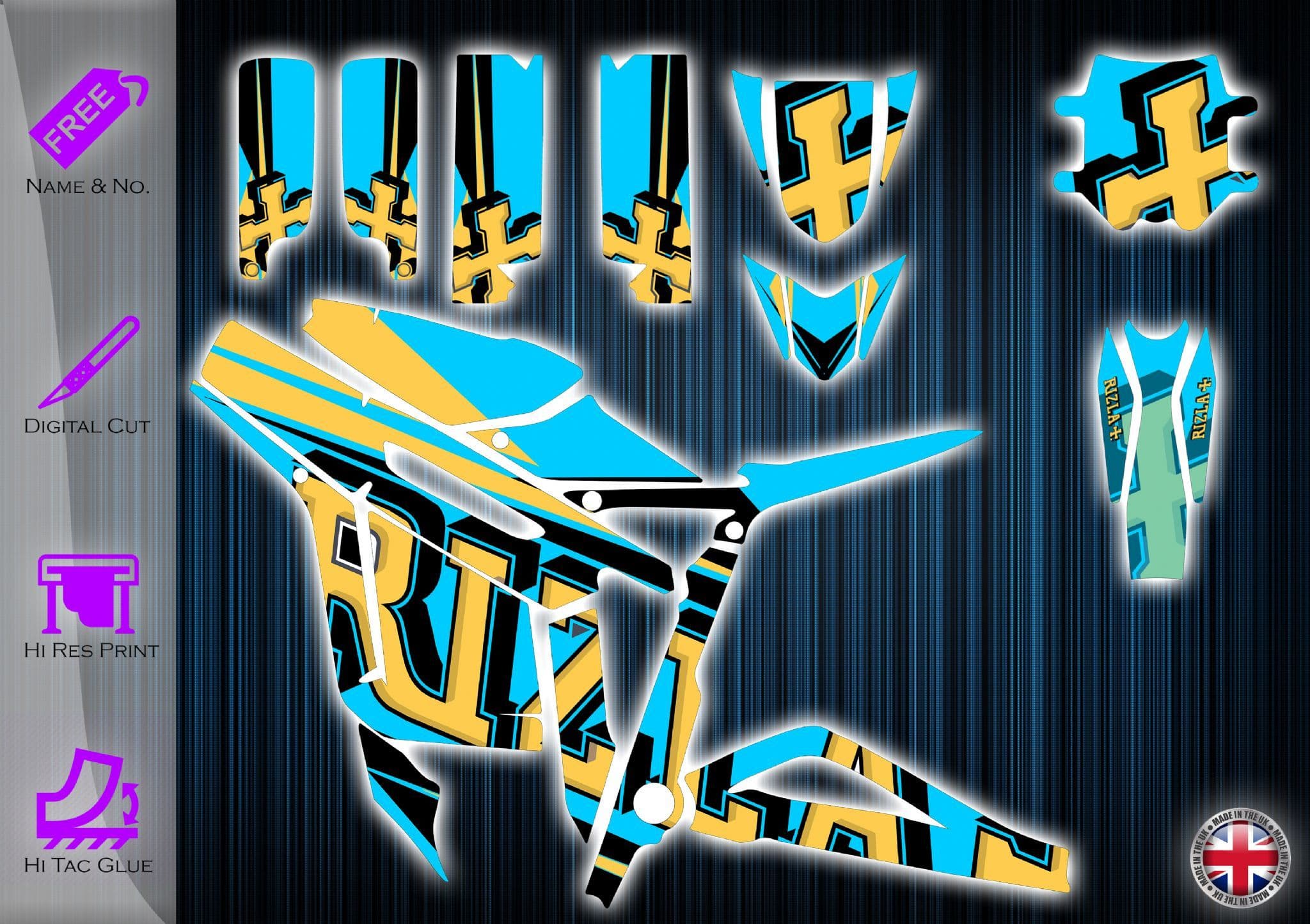 Talaria Sting Graphics Kit Talaria Sting Decals Talaria Sting Wrap