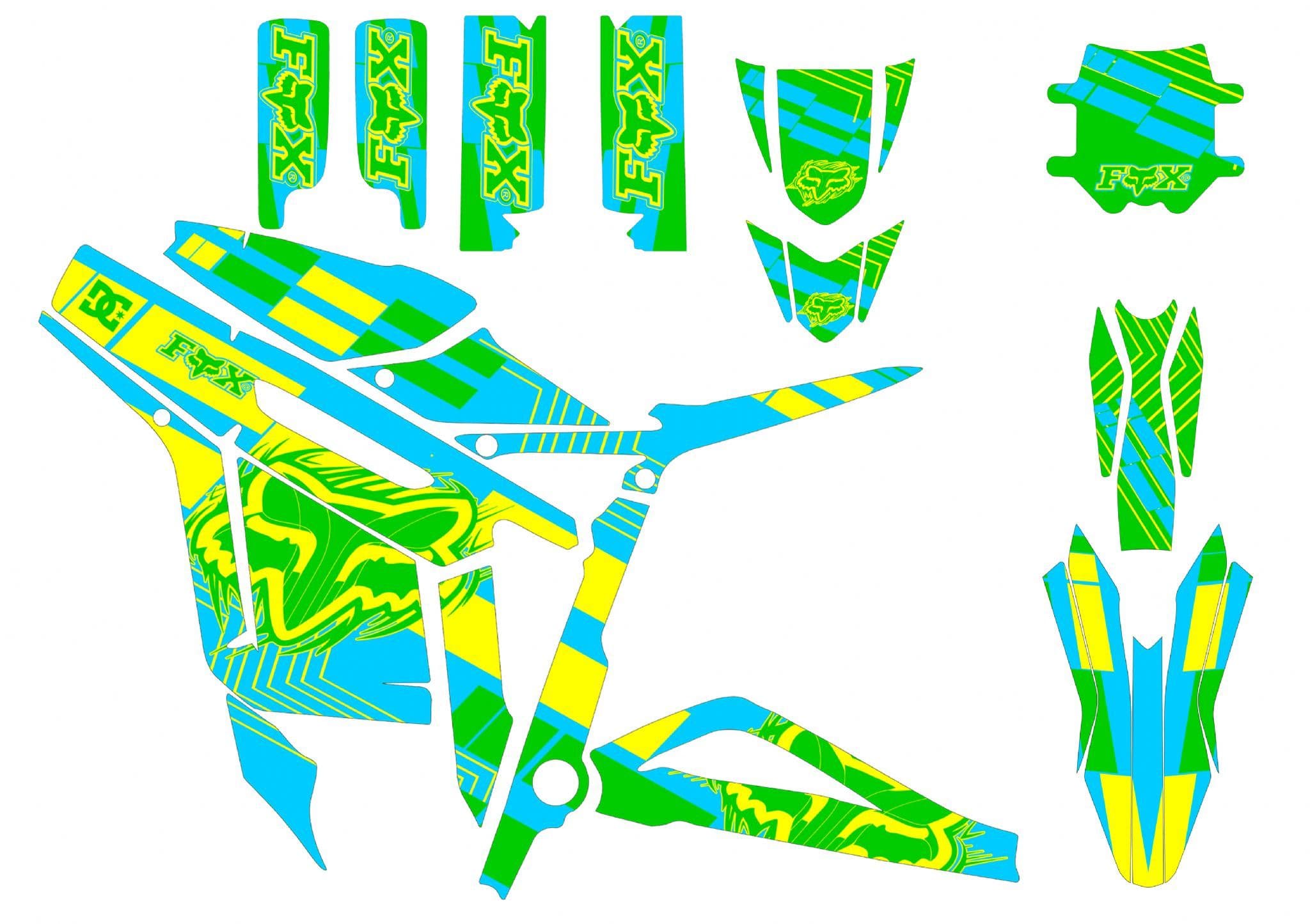 Talaria Sting Graphics kit Talaria sting Decals Talaria Sting wrap ...