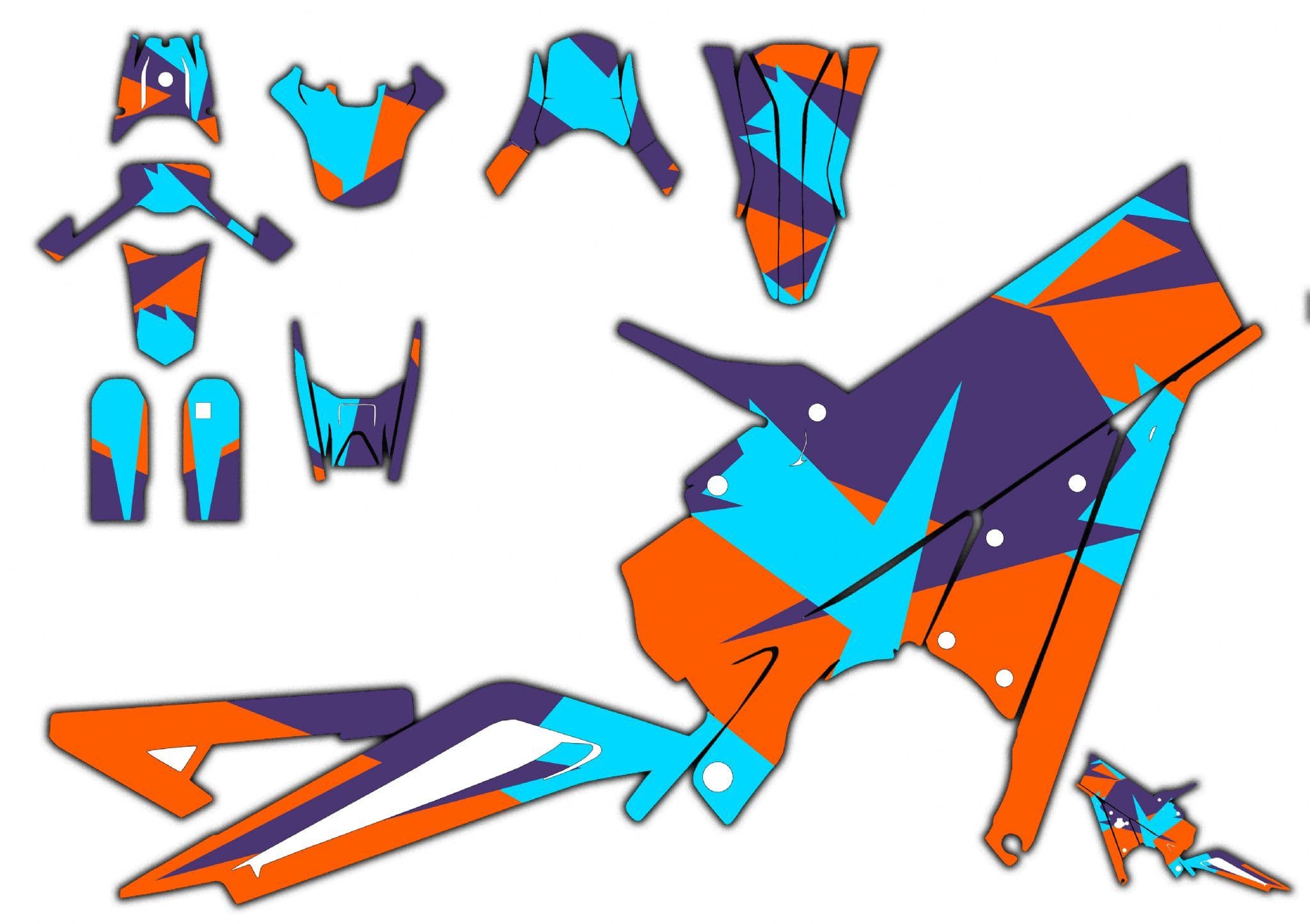 Talaria XXX Graphics kit Talaria X3 Decals Talaria 3X wrap Talaria ...