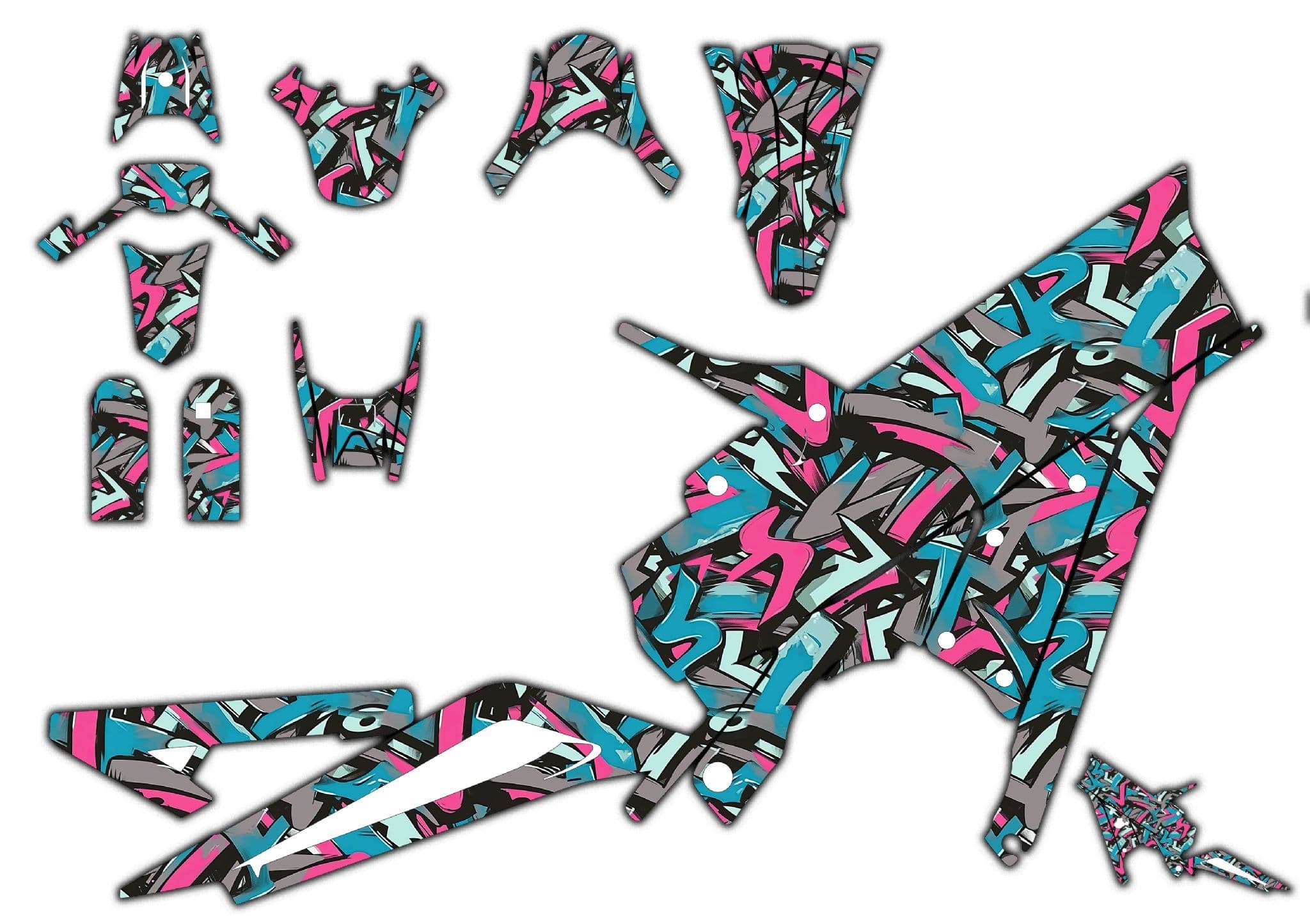 Talaria XXX Graphics kit Talaria X3 Decals Talaria 3X wrap Talaria ...