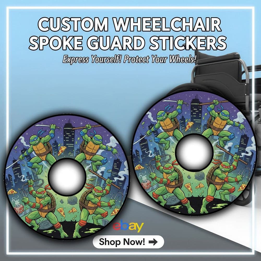 Teenage Mutant Ninja Turtles Comic Action Spoke Guard Art wheel264