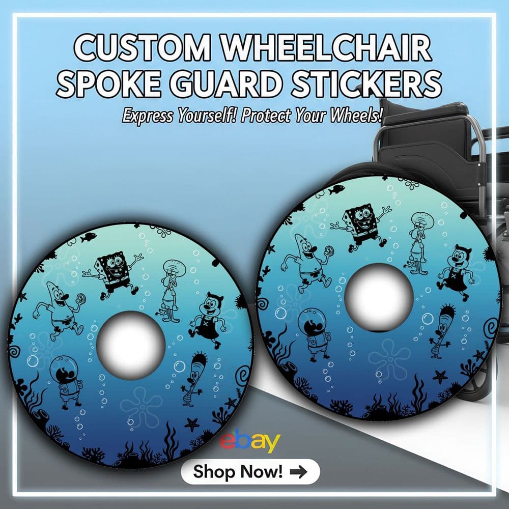 Undersea Adventures Wheelchair Spoke Guard wheel196