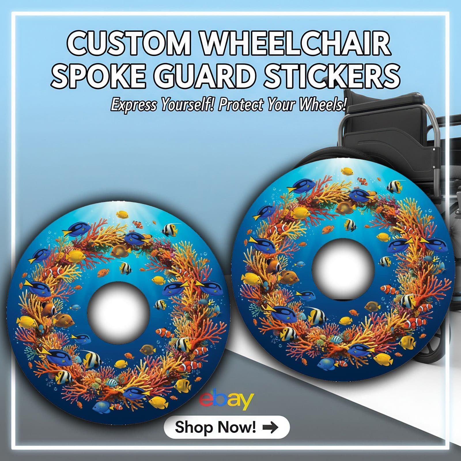 Vibrant Coral Reef Adventure wheel109