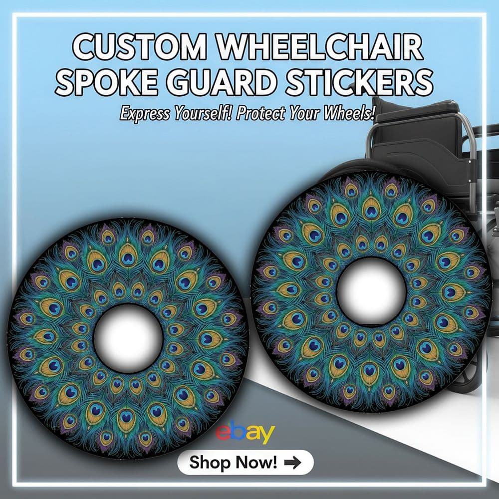 Vibrant Peacock Feather Wheel Design wheel147