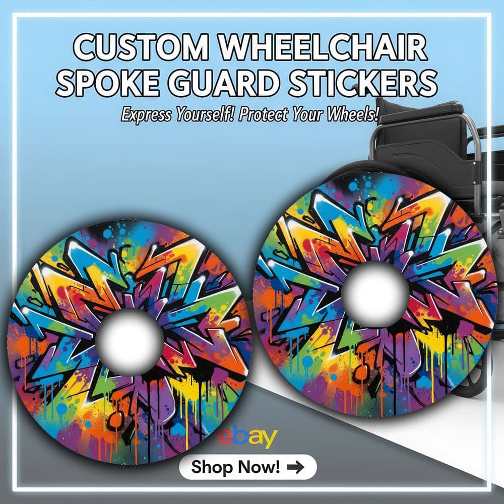Vibrant Urban Graffiti Spoke Guard Stickers wheel52