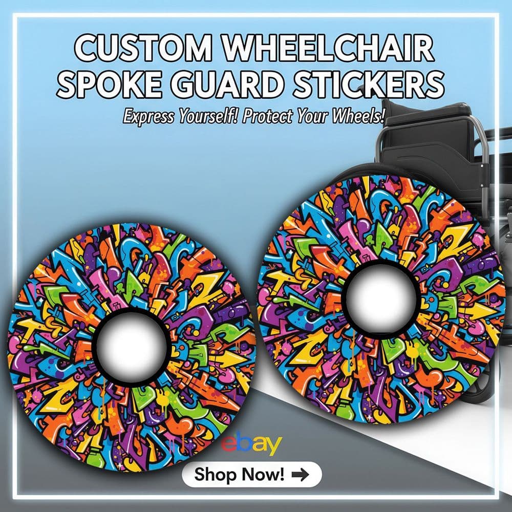 Vibrant Urban Graffiti Spoke Guards wheel58