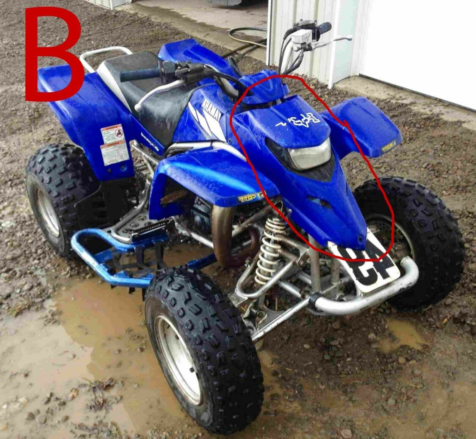 YAMAHA BLASTER 200 STICKERS - GRAPHICS KIT - DECALS BLASTER 200 ATV ...