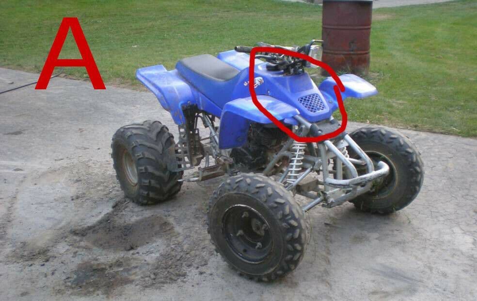 YAMAHA BLASTER 200 STICKERS - GRAPHICS KIT - DECALS BLASTER 200 ATV ...