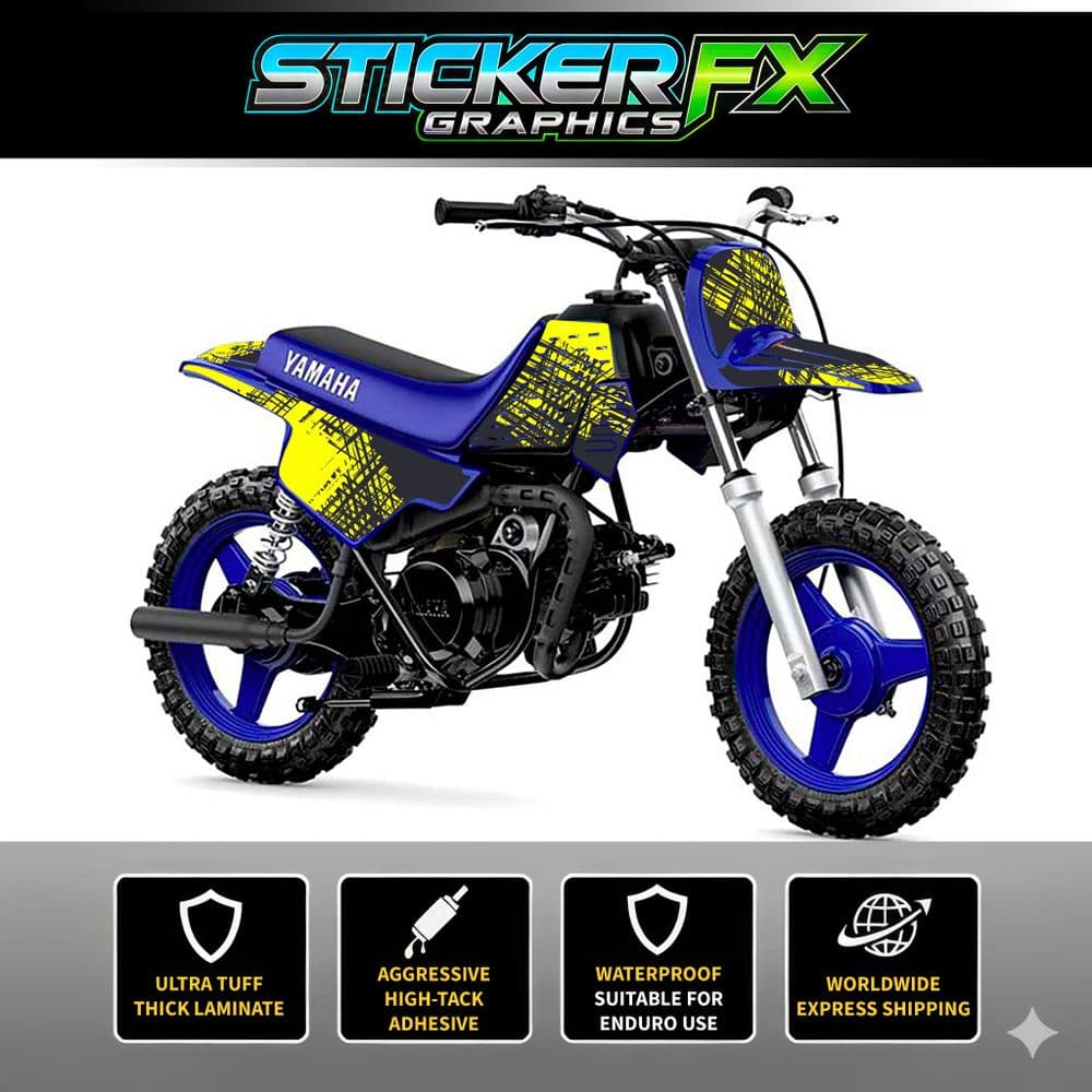 Yamaha PW50 Sticker Kit Graphics Kit Decal Kit Wrap pdmx68
