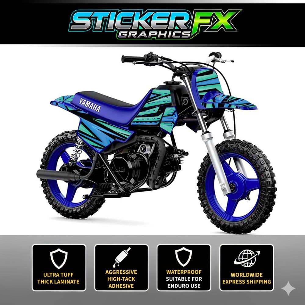 Yamaha PW50 Sticker Kit Graphics Kit Decal Kit Wrap pdmx96