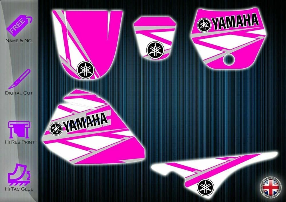 YAMAHA PW80 STICKERS - PW 80 GRAPHICS KIT - PW80 DECALS - PW 80 ...