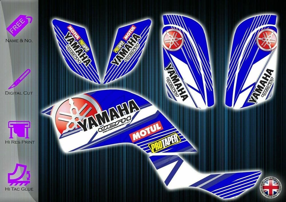 YAMAHA RAPTOR 660 STICKERS - RAPTOR 660R GRAPHICS KIT - DECALS YFM ...