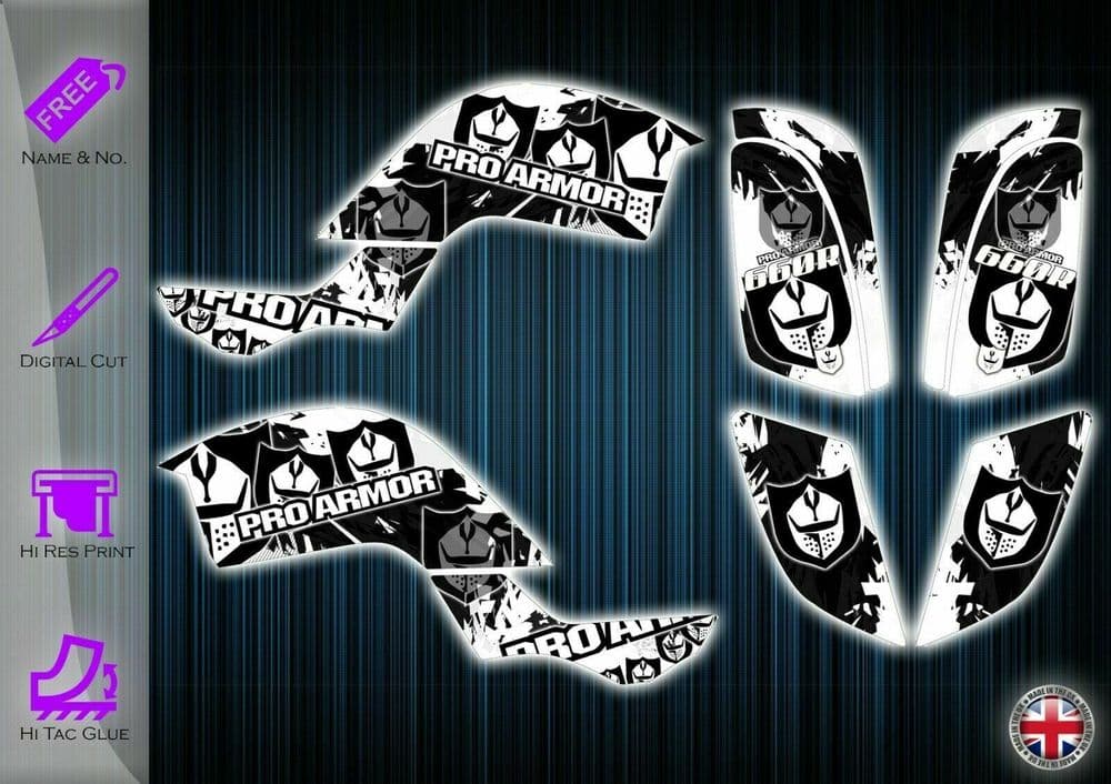 YAMAHA RAPTOR 660 STICKERS - RAPTOR 660R GRAPHICS KIT - DECALS YFM ...