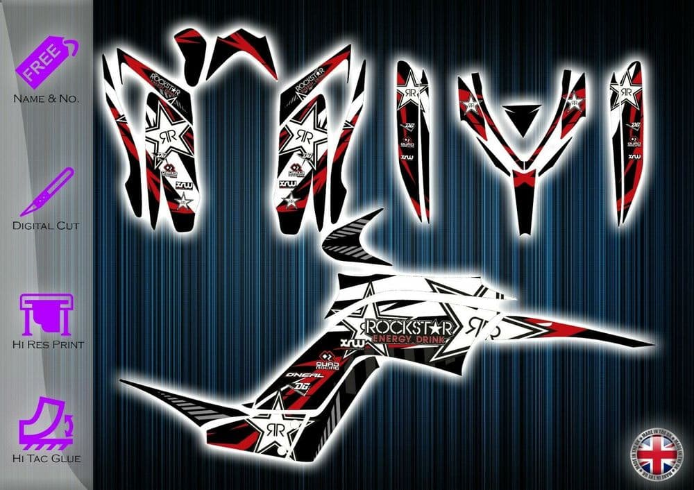YAMAHA RAPTOR 700 STICKERS - GRAPHICS KIT - DECALS YFM 700 ATV GRAPHICS ...