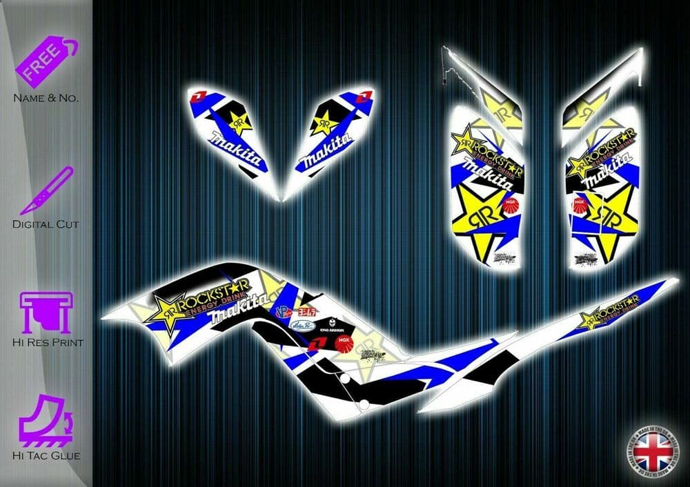 YAMAHA RAPTOR 700 STICKERS - GRAPHICS KIT - DECALS YFM 700 ATV GRAPHICS ...