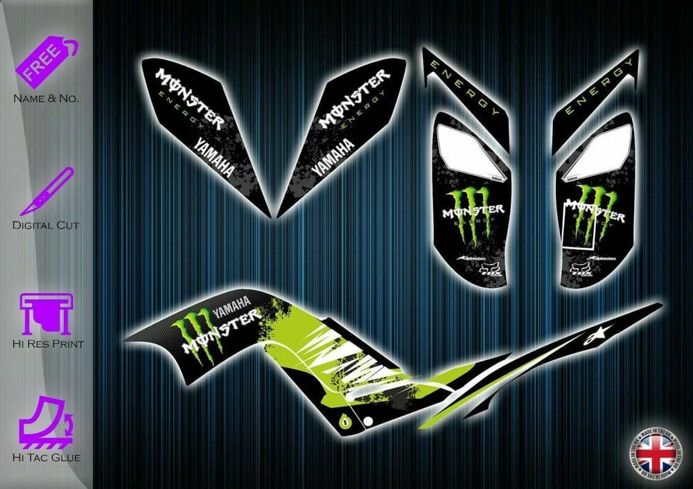 YAMAHA RAPTOR 700 STICKERS - GRAPHICS KIT - DECALS YFM 700 ATV GRAPHICS ...