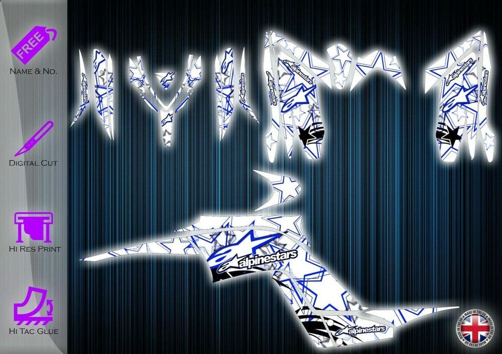 YAMAHA RAPTOR 700 STICKERS - GRAPHICS KIT - DECALS YFM 700 ATV GRAPHICS ...