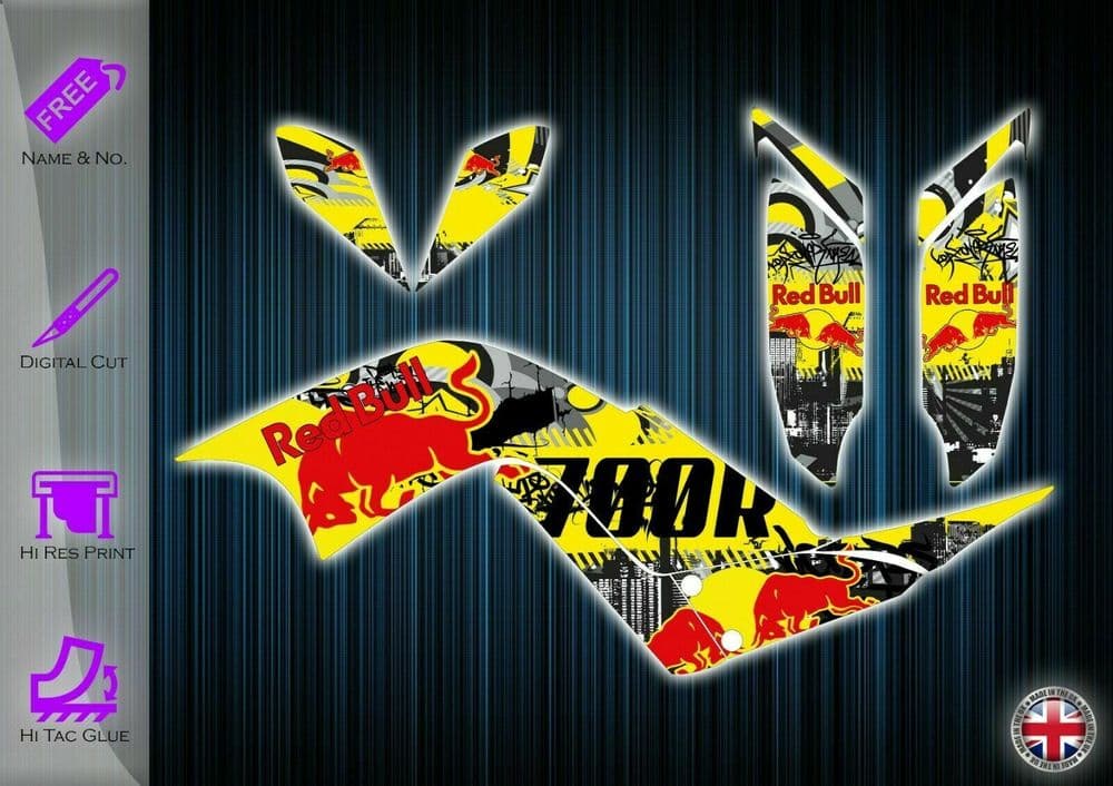 YAMAHA RAPTOR 700 STICKERS - GRAPHICS KIT - DECALS YFM 700 ATV GRAPHICS ...