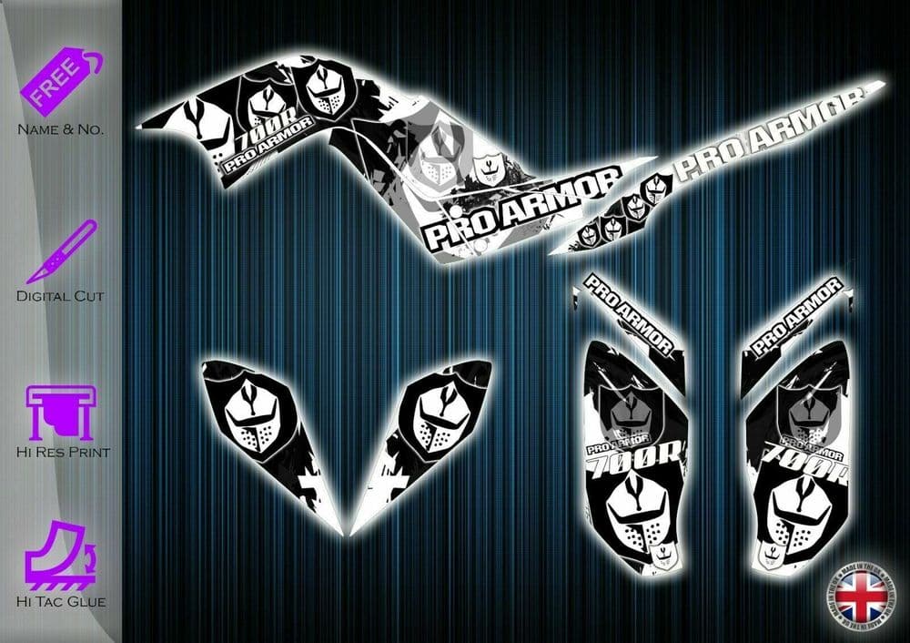 YAMAHA RAPTOR 700 STICKERS - GRAPHICS KIT - DECALS YFM 700 ATV GRAPHICS ...