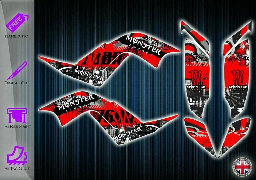 YAMAHA RAPTOR 700 STICKERS - GRAPHICS KIT - DECALS YFM 700 ATV GRAPHICS ...