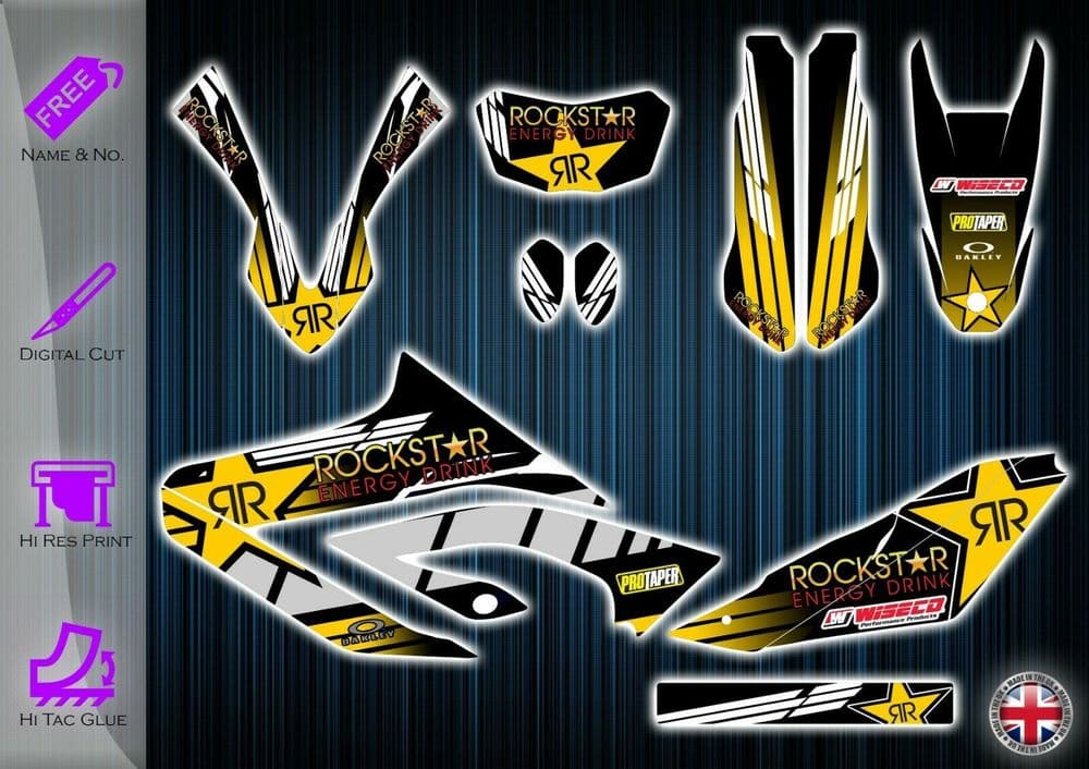 YAMAHA WR125R STICKERS - WR GRAPHICS KIT WR125 R DECALS - WR125R ...