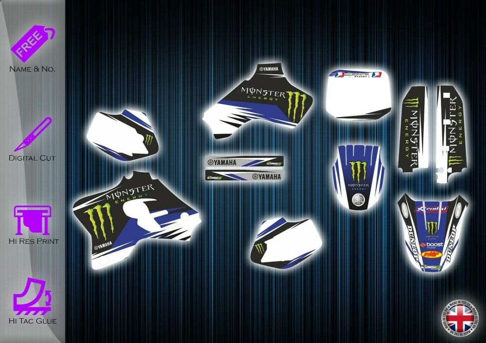 YAMAHA YZ80 STICKERS - YZ80 GRAPHICS KIT YZ 80 DECALS - GRAPHICS KIT ...