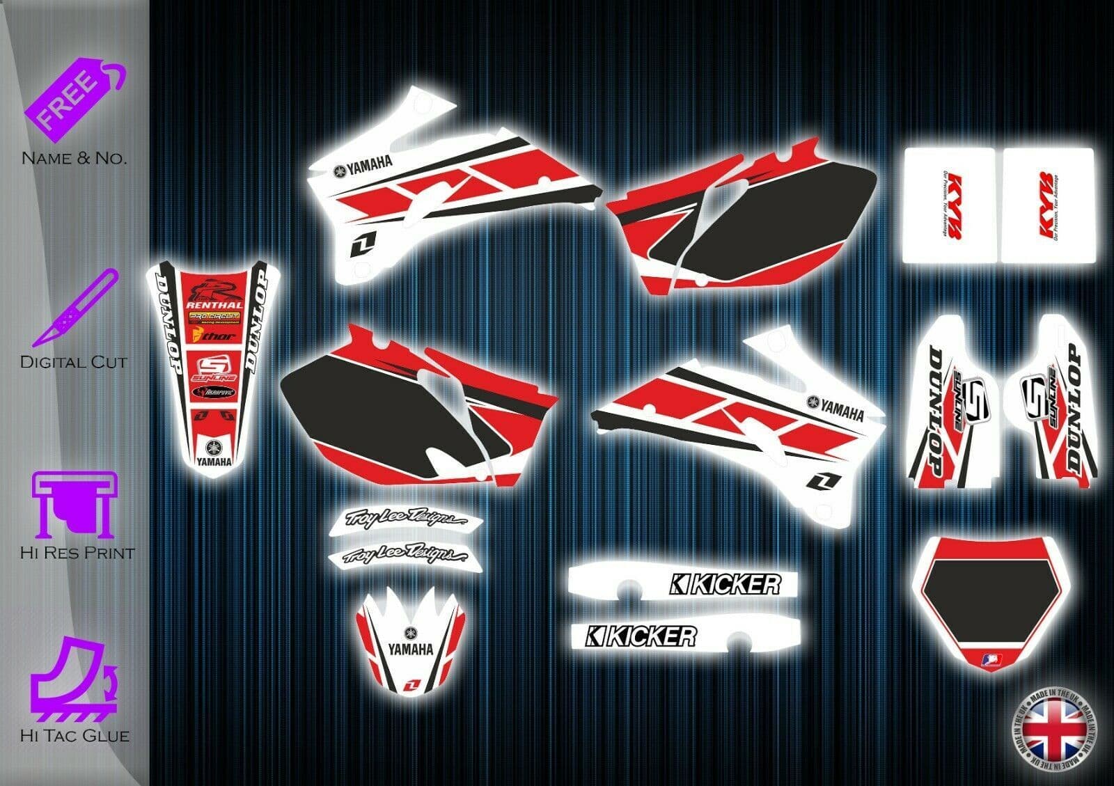 Yamaha Stickers Graphics Free