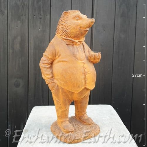 Cast Iron Mr Hog - The Hedgehog 28cm Tall.