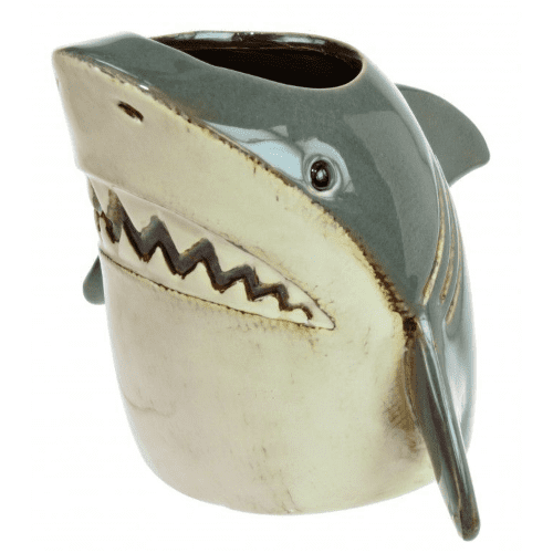 Ceramic Shark Planter - 15cm.