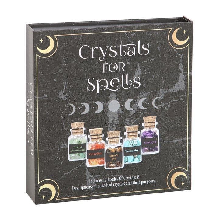 Crystals for Spells - 12 bottle Gift Set.
