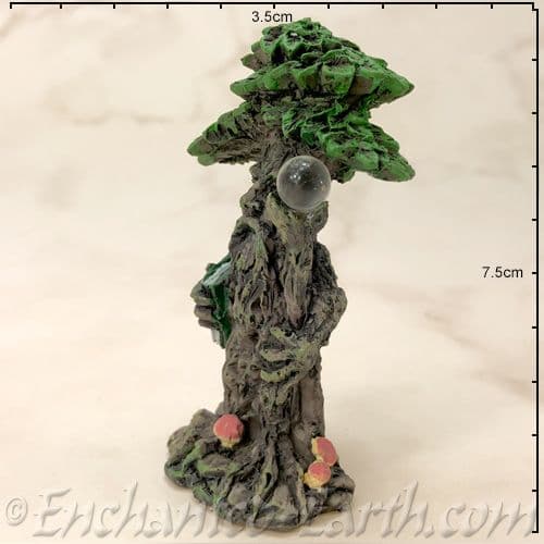Enchanted Forest - Green Tree Man Miniature - Standing with staff on ...