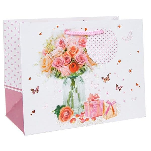 Flower Garden Landscape Gift Bag.