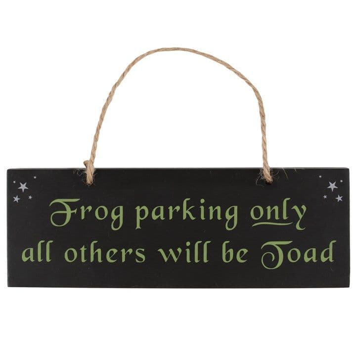 Frog Parking Sign.