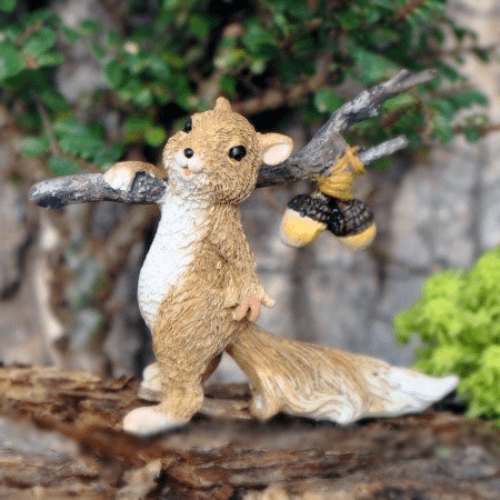 Georgetown Fiddlehead Fairy Garden Squirrel - Hobo.