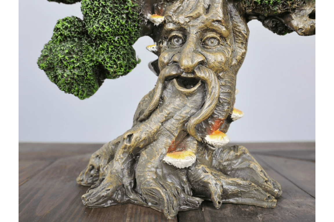 Green Man Tree house - Blue Fairy house -25cm.
