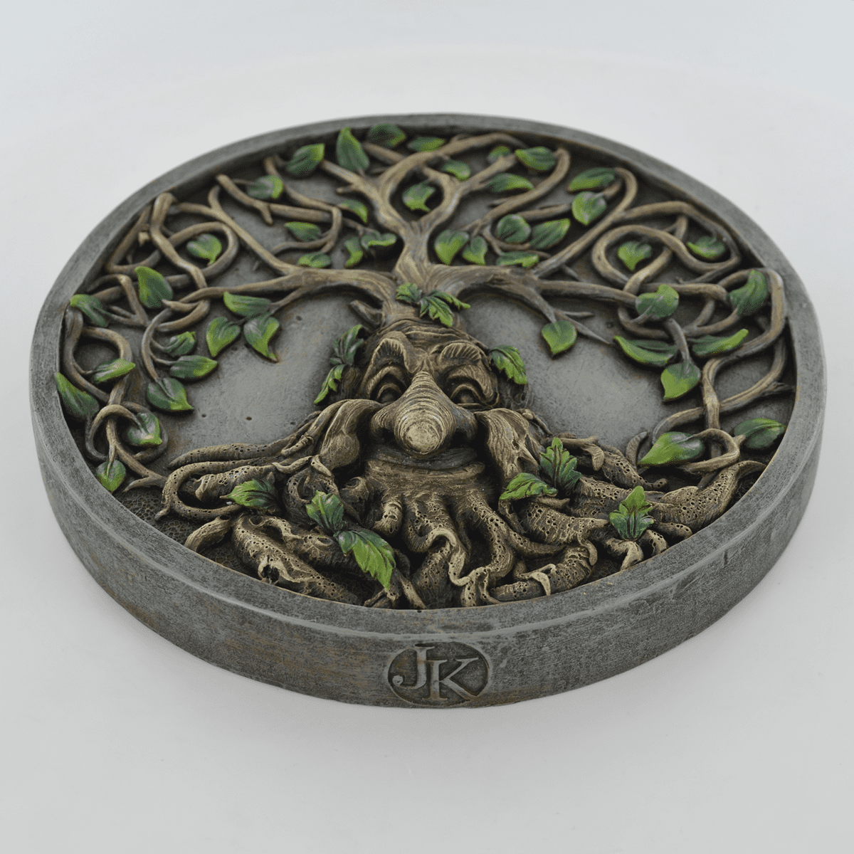 Greenman Tree Ent - Wall Plaque - 18cm.