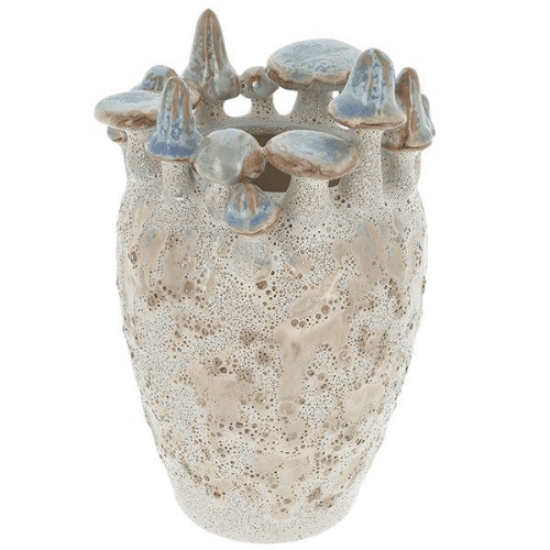 Hand Crafted Ceramics - Toadstool Tapered Vase - Medium.