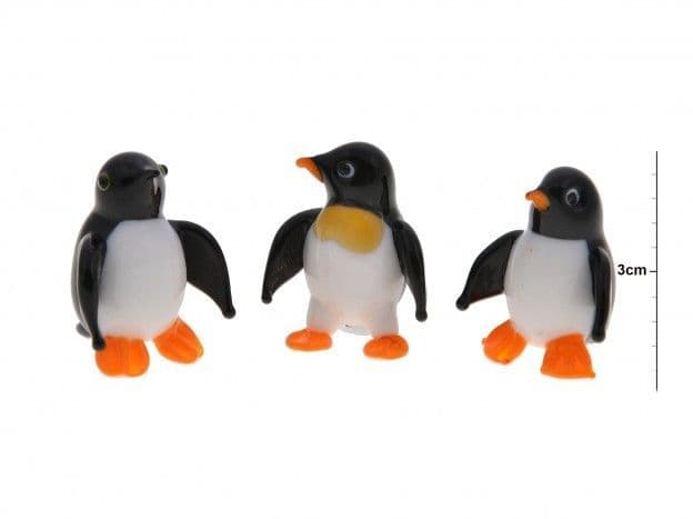 Handmade Glass Penguins
