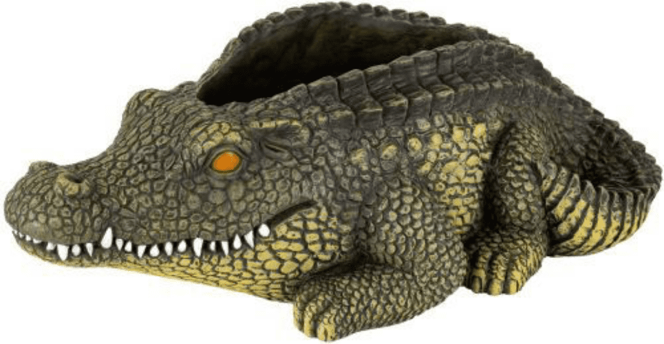 Heavy Cement Planter - Crocodile - 36cm.