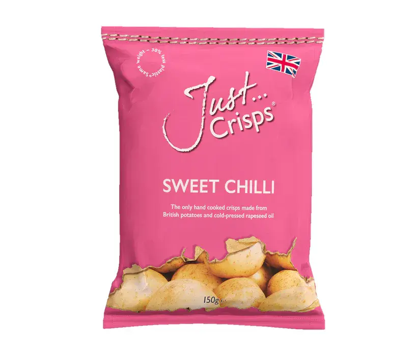 Just Crisps - UK Grown & Made - Vegan Crisps - Sweet Chill - 150g Large ...
