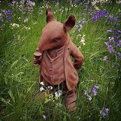 Large Cast Iron Mr Ratty (44cm) Free Delivery Antique Effect Rat