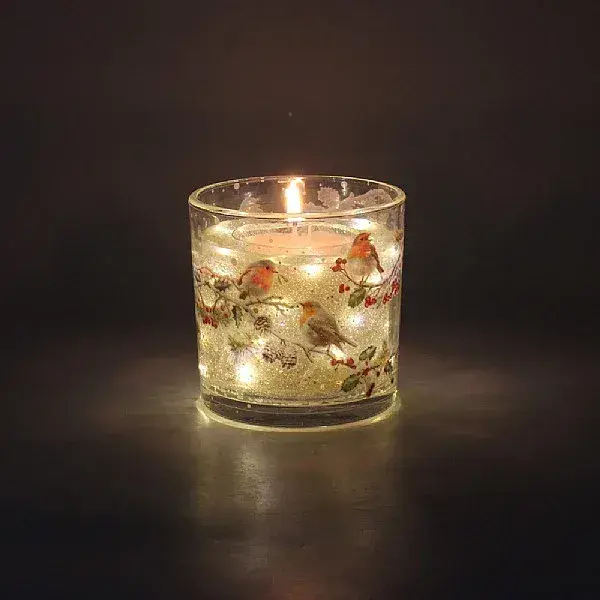 LED Gel Candle - Robins.